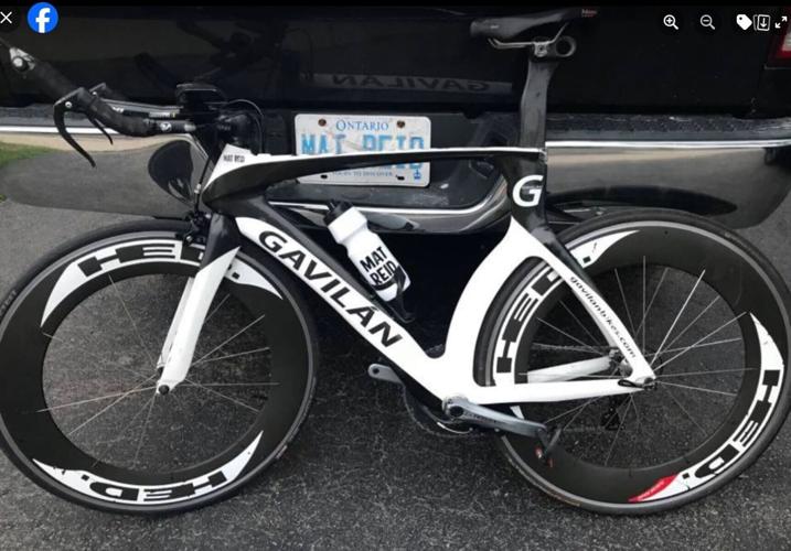 Mat Reid's prized racing bike is gone; stolen out of his truck. That ...