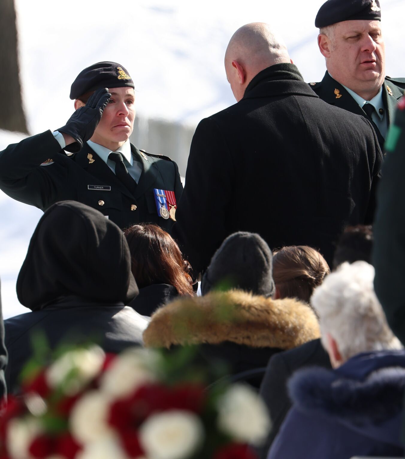 Military pageantry marks service for Sebastian Halmagean