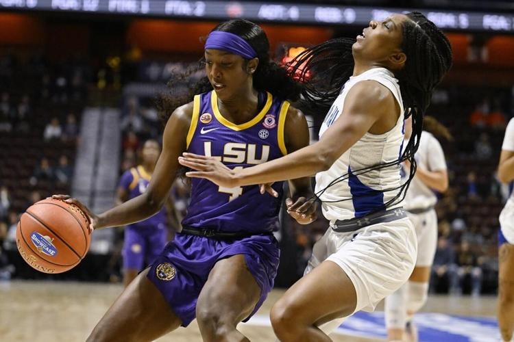 Morrow, Williams lead No. 5 LSU to 91-64 rout of Seton Hall in Hall of Fame Women's Showcase