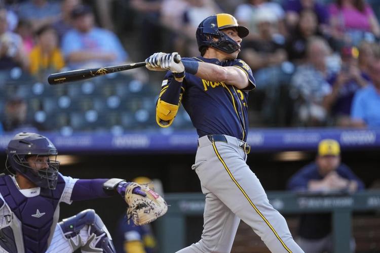 Colin Rea pitches 7 innings, Christian Yelich homers in the Brewers' 3 ...