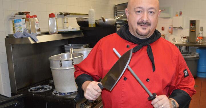 Chef Nicholas serving up popular classes