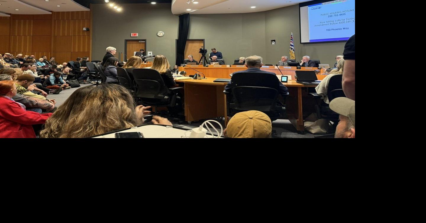 Gabriolans show up at City of Nanaimo public hearing for Harmac rezoning