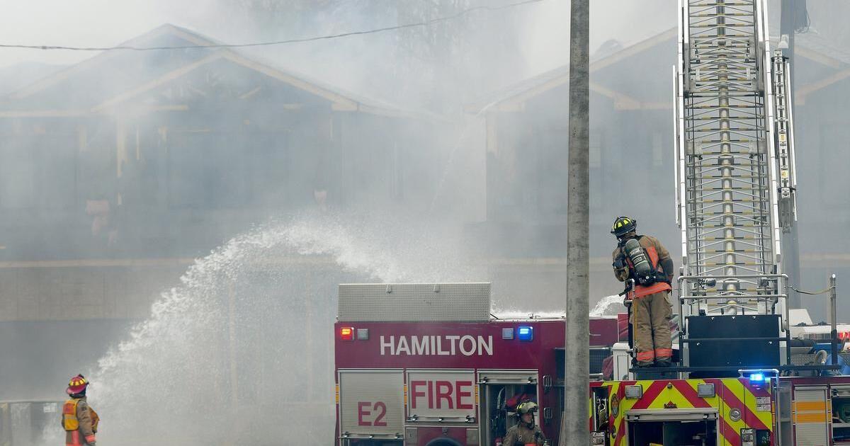 Four homes under construction in Mount Hope razed in fire