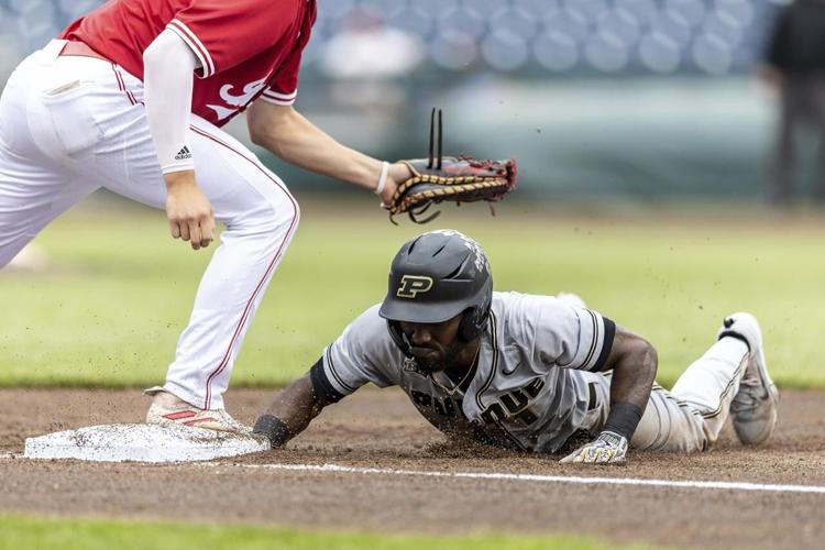 Freshman Jasen Oliver drives in 4 and Indiana holds off Purdue 8-6 in ...