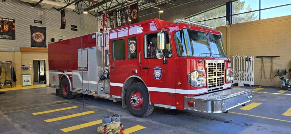 Forest fire in Kanesatake