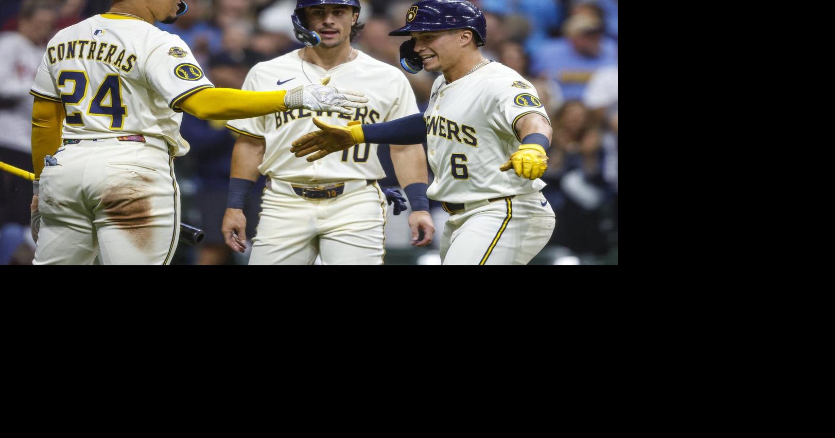 Isaac Collins hits 3-run HR, Jose Quintana pitches into 7th as Brewers ...
