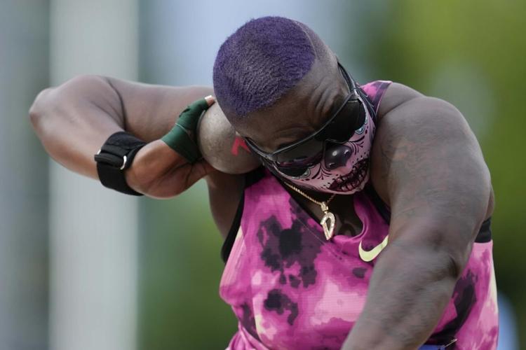 Mask-wearing shot put standout Raven Saunders earns spot to Paris ...