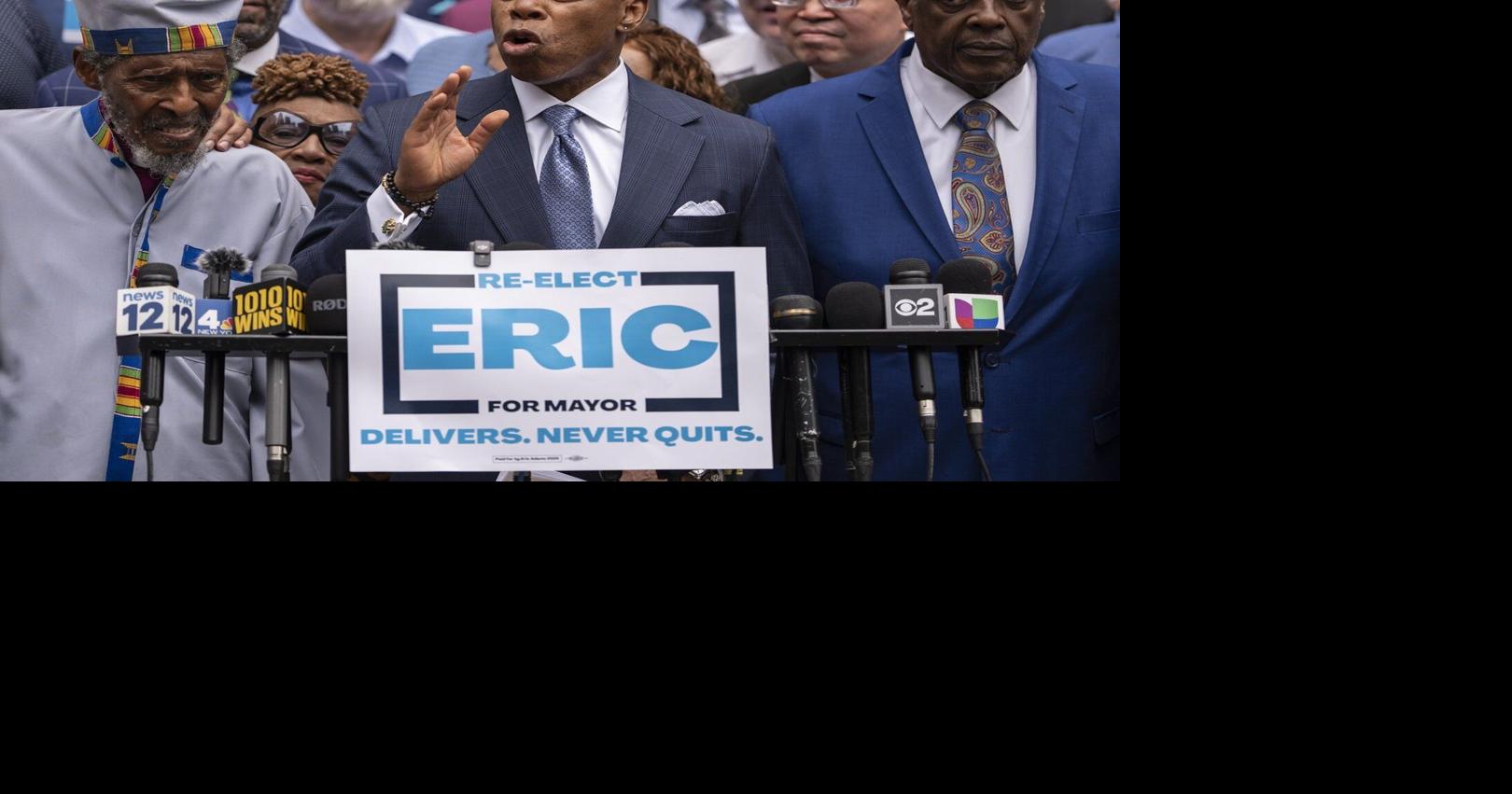 NYC Mayor Eric Adams says he won't quit the race and is the only one ...