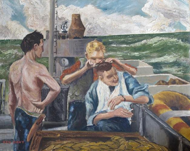 Long forgotten painting brings back wartime memories