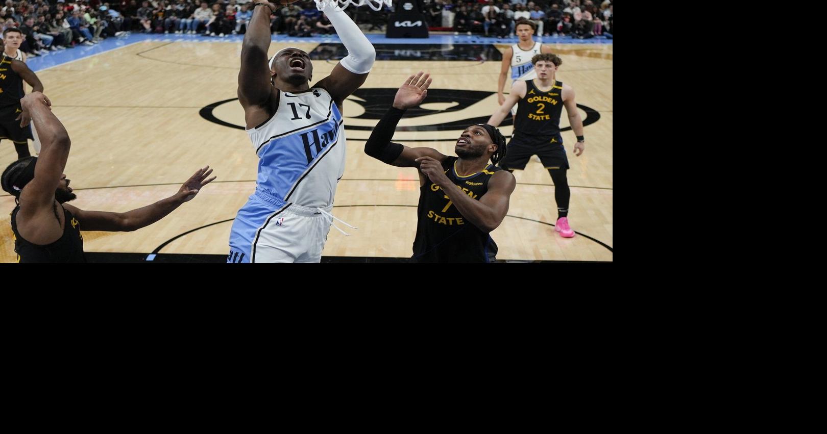 Trae Young, Georges Niang lead the Hawks past the Warriors 124-115