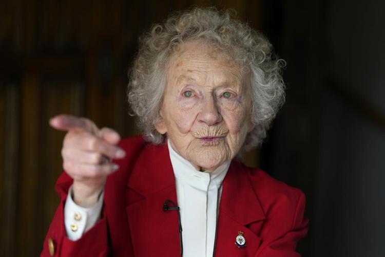 Dorothea Barron watched over men who tested portable harbors for D-Day