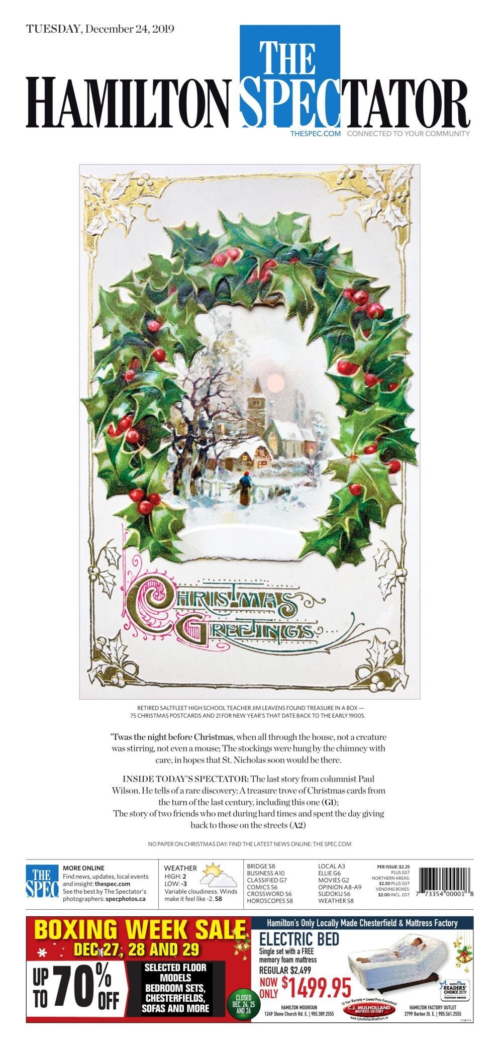 The Hamilton Spectator Christmas edition