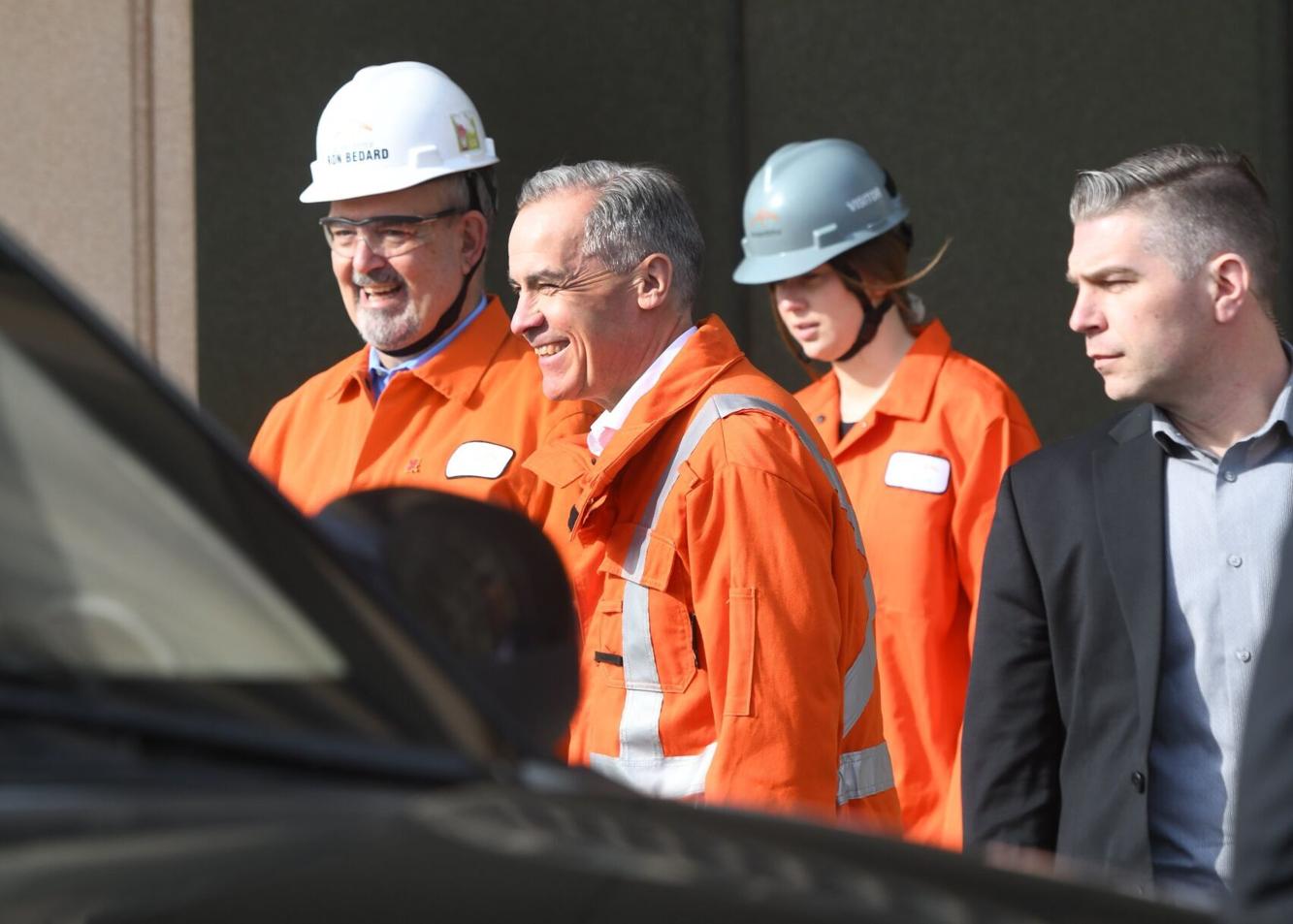 Carney visits Dofasco as U.S. steel tariffs come into effect