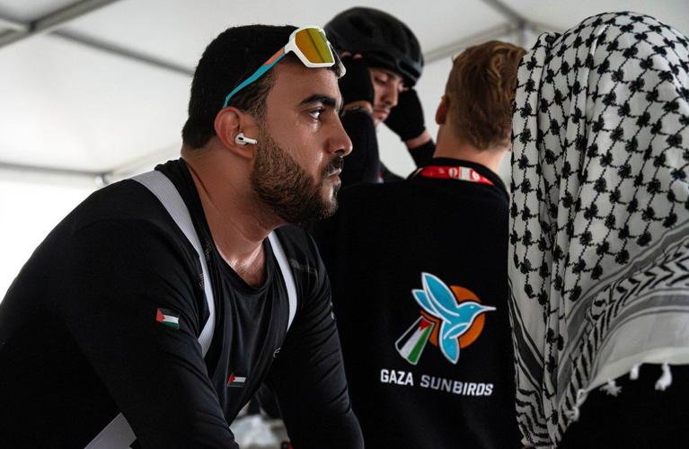 Gaza Sunbirds fly Palestinian flag at Para Cycling Worlds despite fear ...