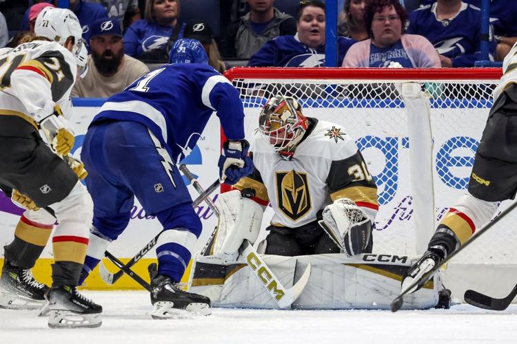 Kucherov scores in OT to give Lightning 2-1 win over Golden Knights