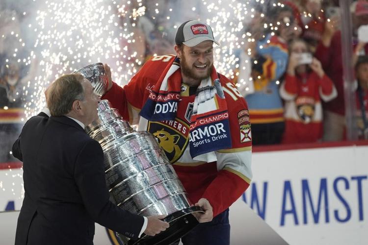 Panthers' Aleksander Barkov becomes the first Stanley Cup-winning ...
