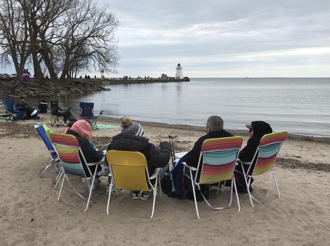 Skies over Norfolk clear just in time for solar eclipse