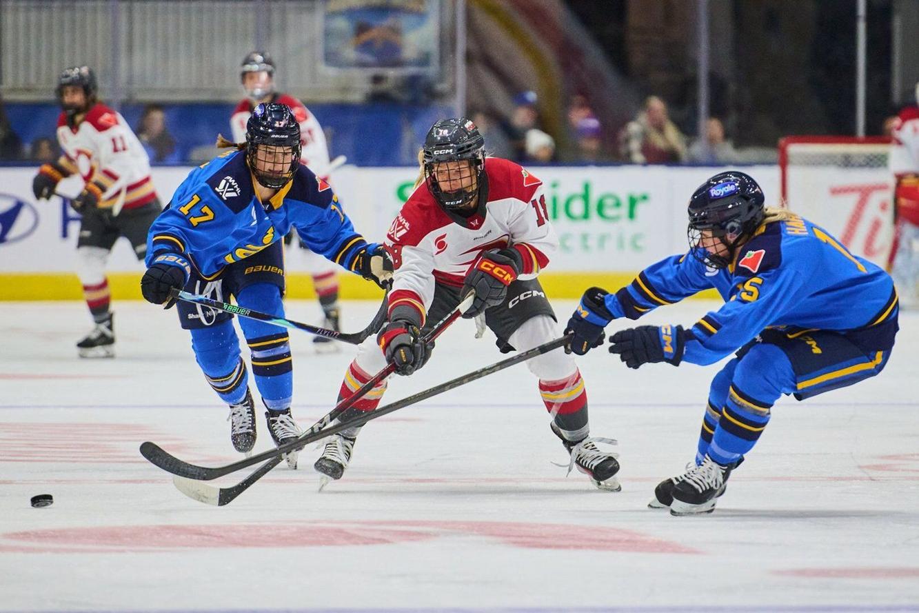 Leslie scores two, Ottawa Charge rally to take 4-3 OT win over Toronto ...