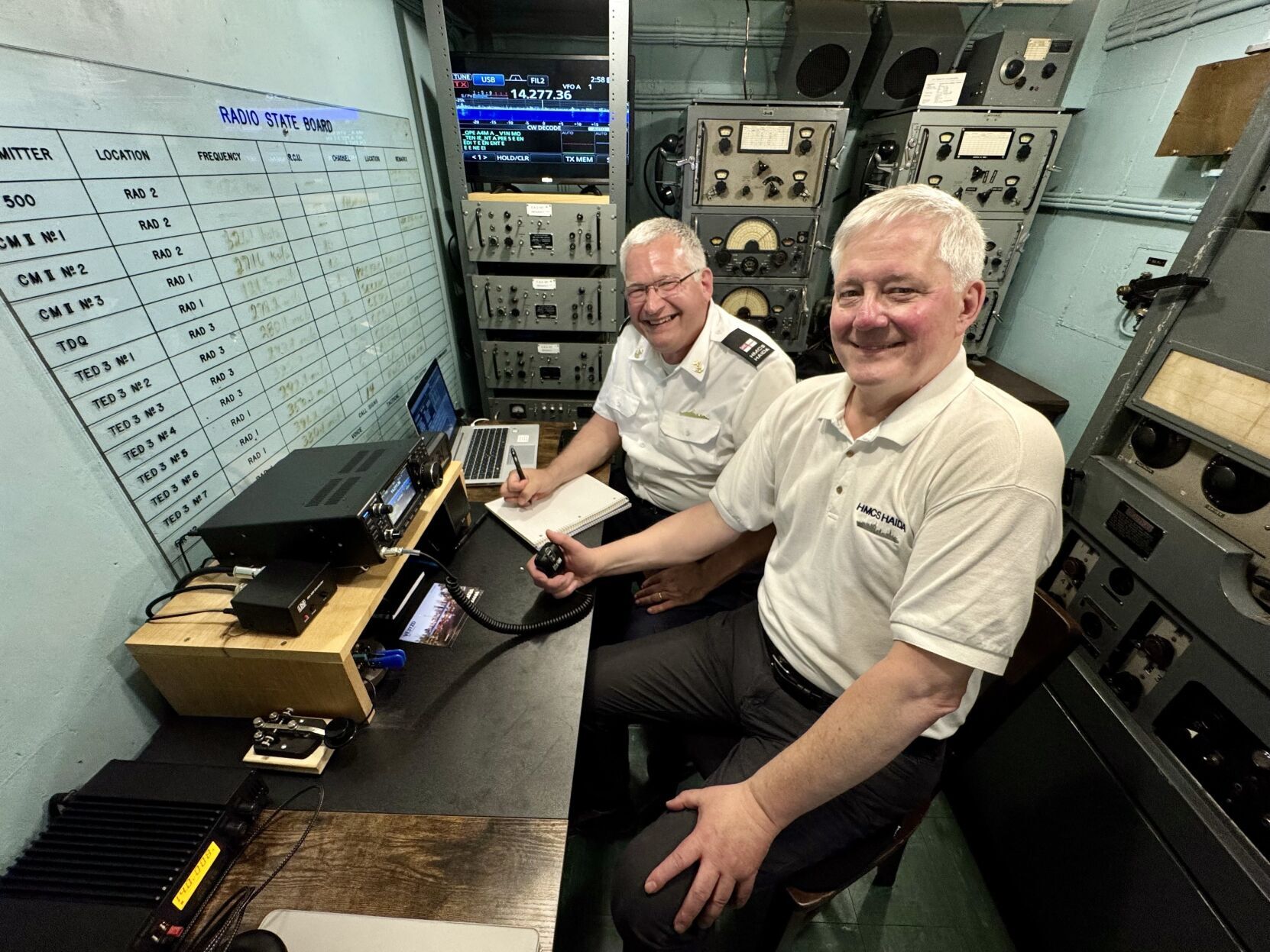 New radio station on HMCS Haida reconnects to ship’s history