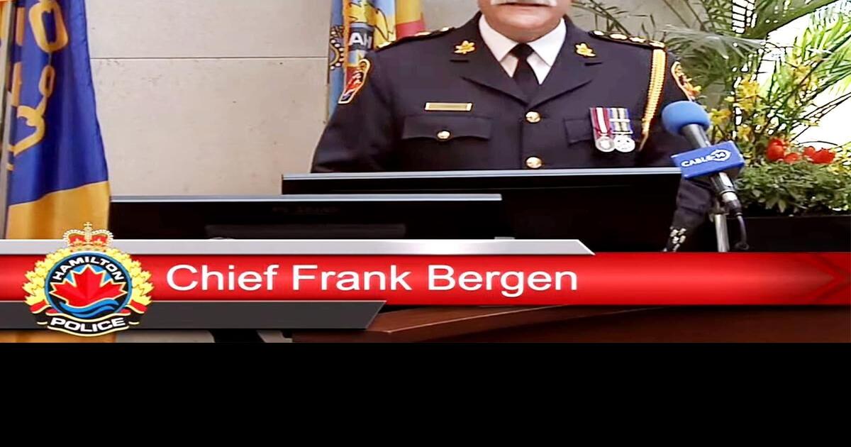 ‘Honoured and proud’: Frank Bergen named Hamilton’s new police chief