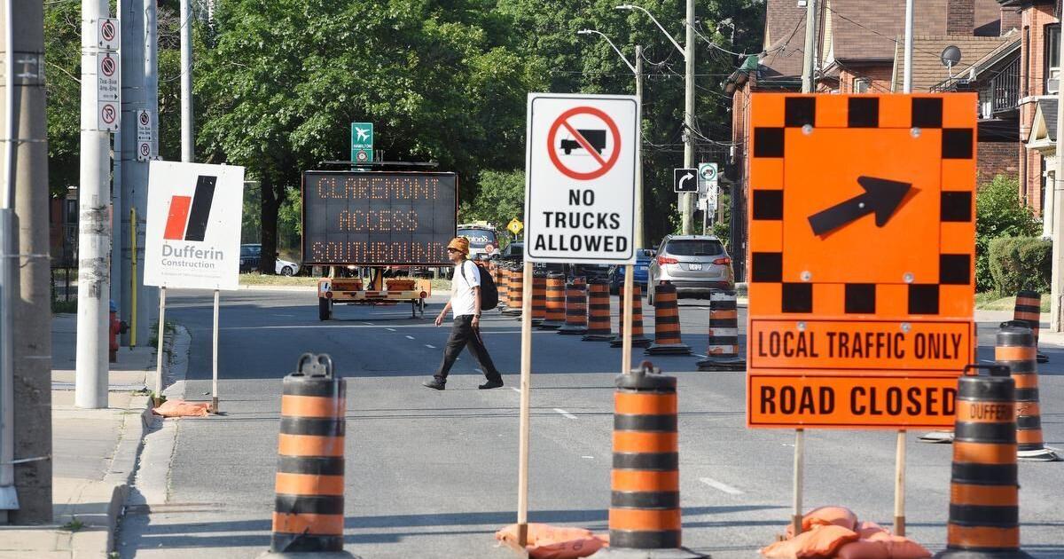 Summer construction road closures to start in Hamilton Monday