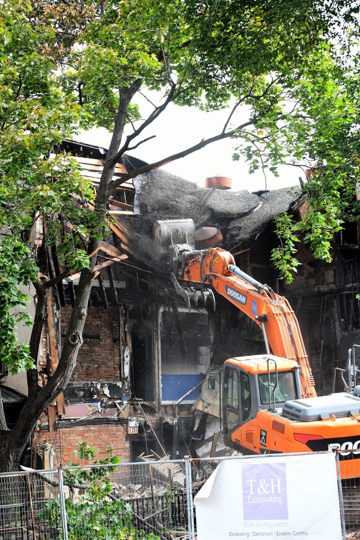 Vacant Hess Village building demolished