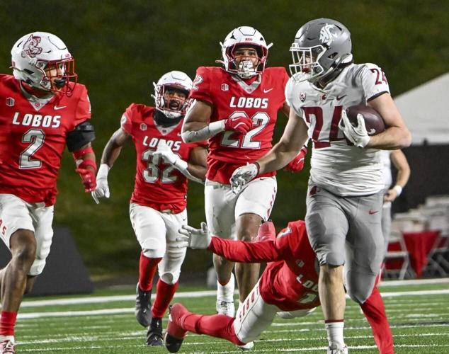 Devon Dampier leads New Mexico past No. 19 Washington State, 38-35
