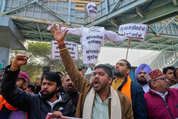 Protest erupts in India's capital city over lynching of Hindu man in ...