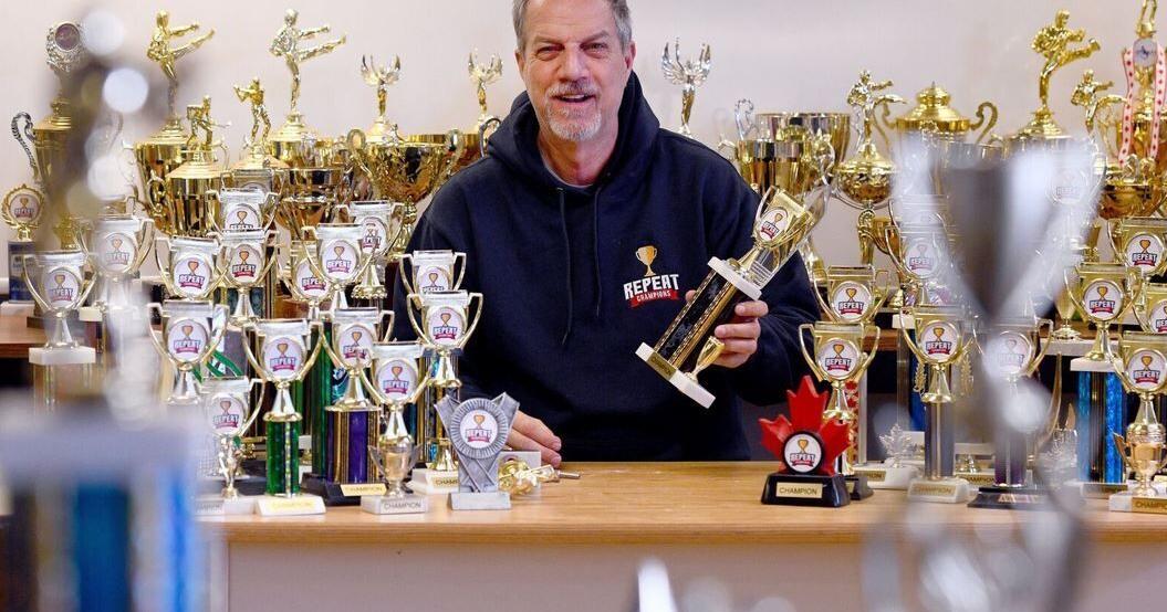 He turns your dusty old trophies into a kid’s smile