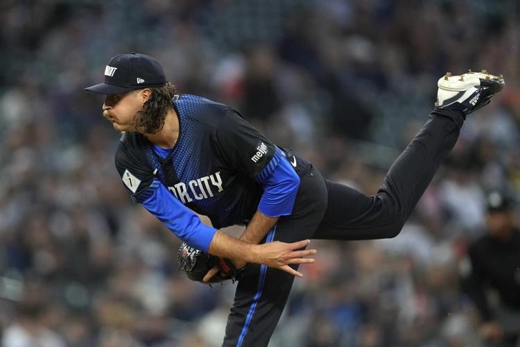 Framber Valdez pitches 7 strong innings and Astros use a late 4-run rally to beat Tigers 5-2