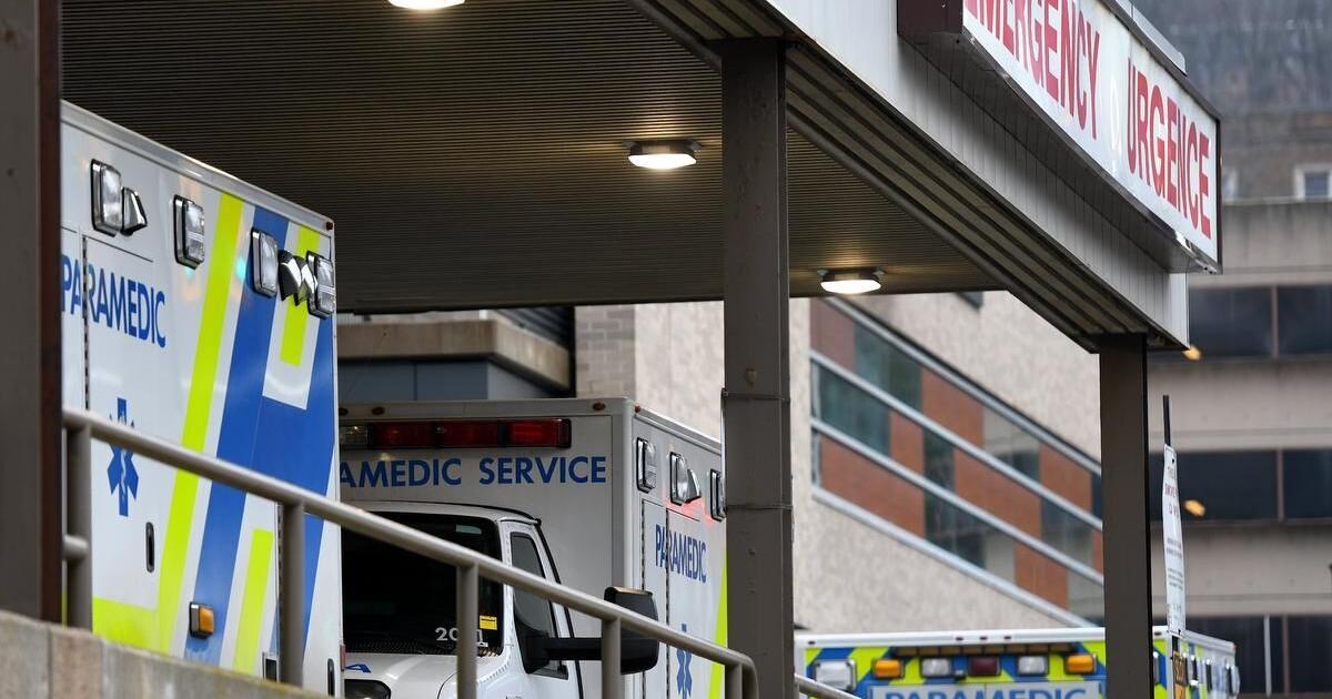 Patients treated in ambulance bays at overcrowded Juravinski Hospital