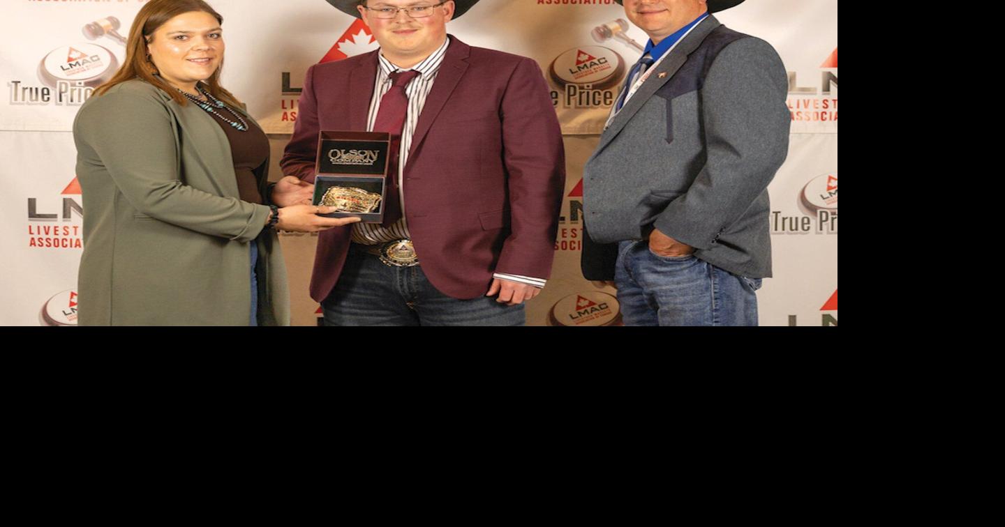 Ty Cutler of Moosomin named Man/Sask Champion Auctioneer