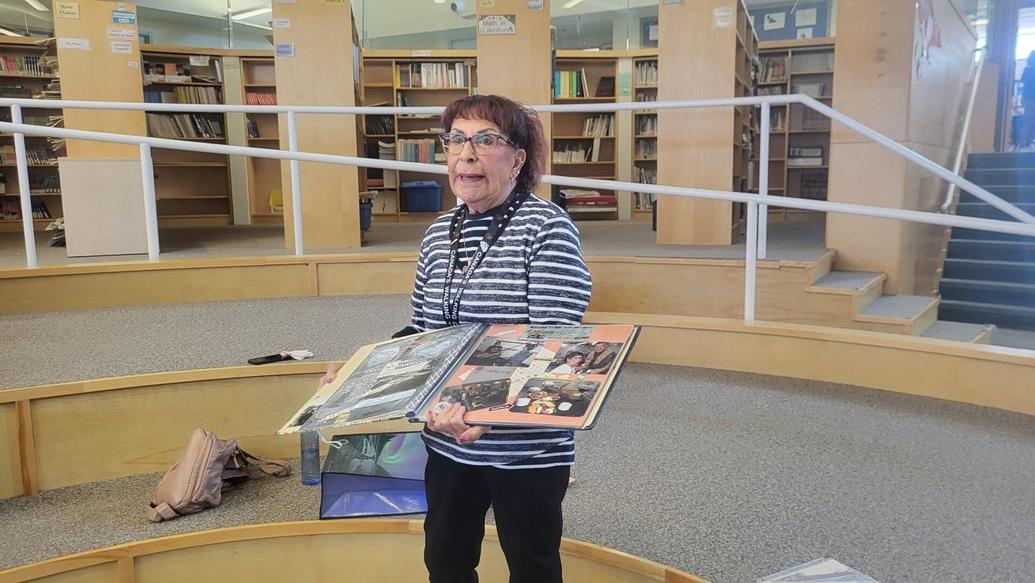 Daughter of Yellowknife’s first teacher visits school named after her ...