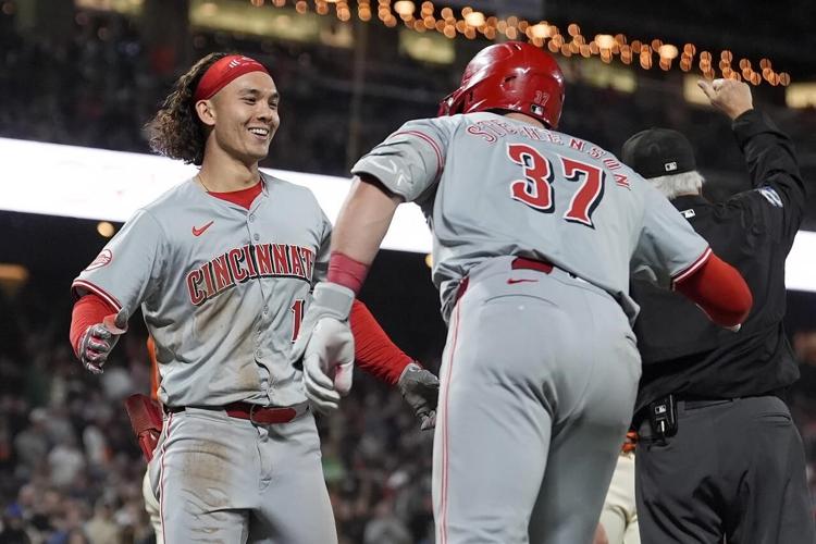 Stuart Fairchild hits inside-the-park homer, Reds beat Giants 4-2 to ...