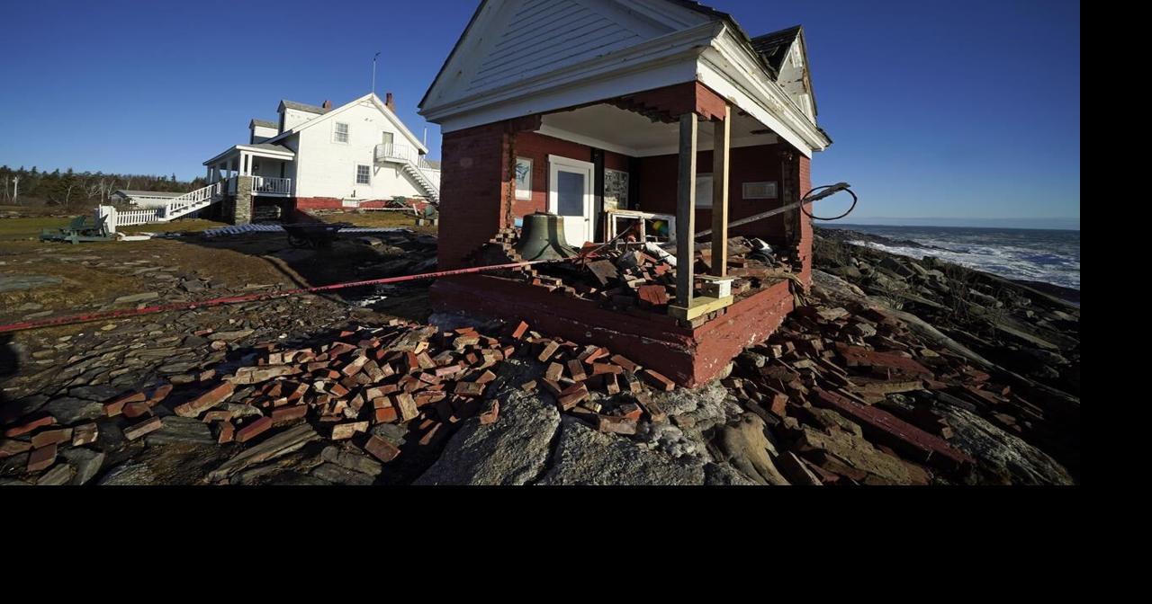 This week's storm damaged the lighthouse on Maine's state quarter ...