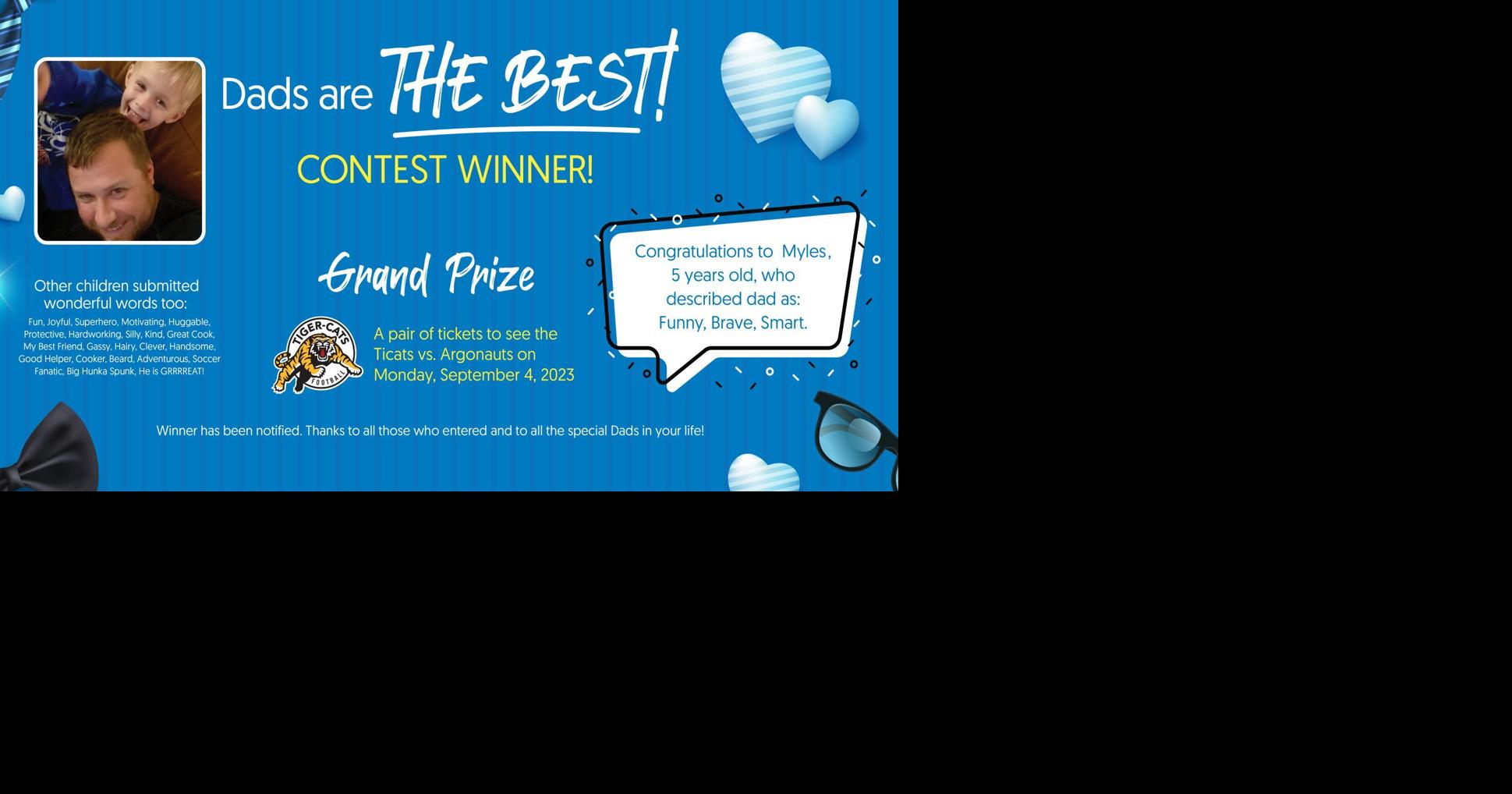 Father’s Day Kids' Contest Winner