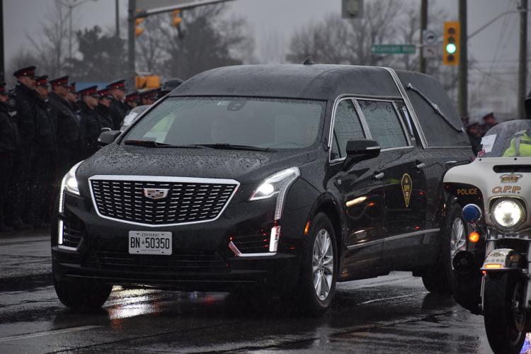 OPP officer slain on-duty remembered at Barrie funeral