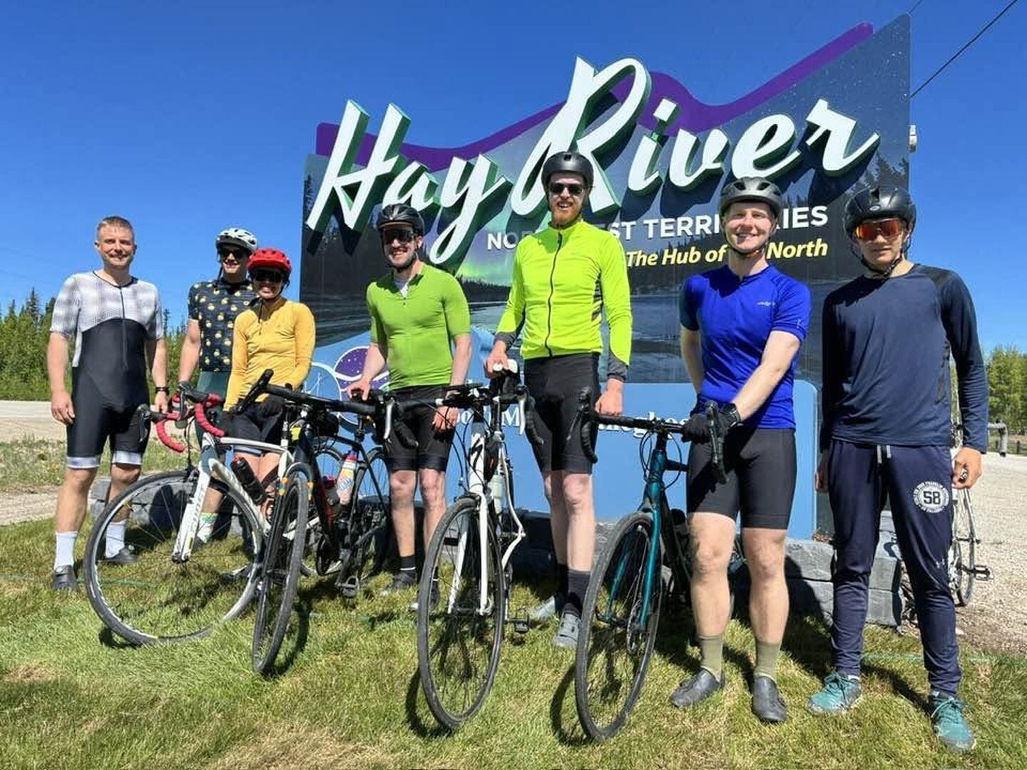 Cyclists complete annual 500-km ride from Yellowknife to Hay River