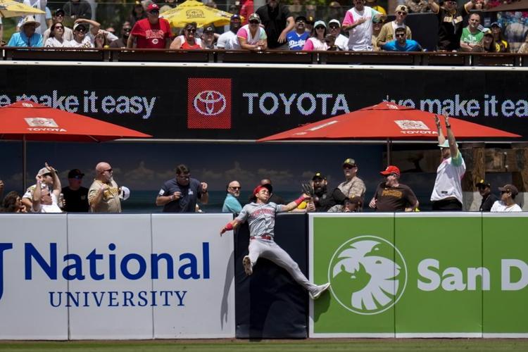Stuart Fairchild's sensational catch robs Manny Machado of a 3-run homer