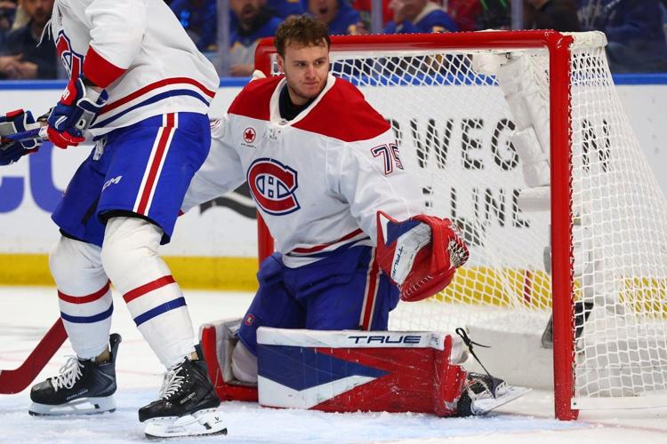 'I do my stuff': Fiery Habs goaltender Jakub Dobes stopping pucks ...
