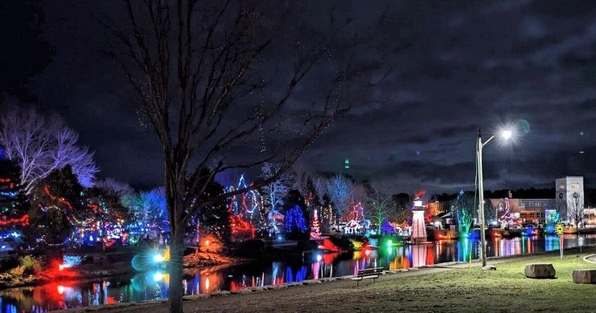 Panorama illuminates downtown Simcoe