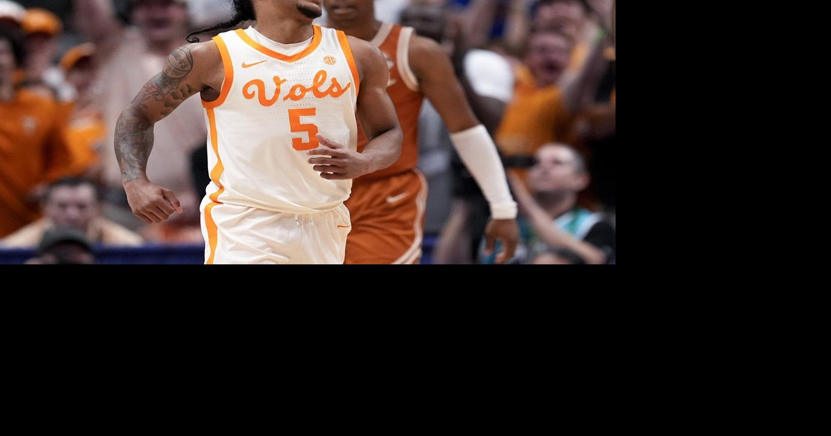 Chaz Lanier scores 23 as No. 8 Tennessee downs Texas to reach SEC Tournament semis