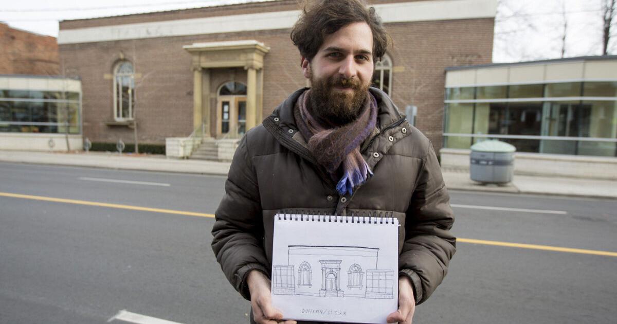 Local artist Daniel Rotsztain draws all 99 Toronto libraries