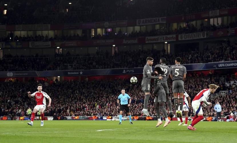 How Declan Rice scored sensational free kicks for Arsenal