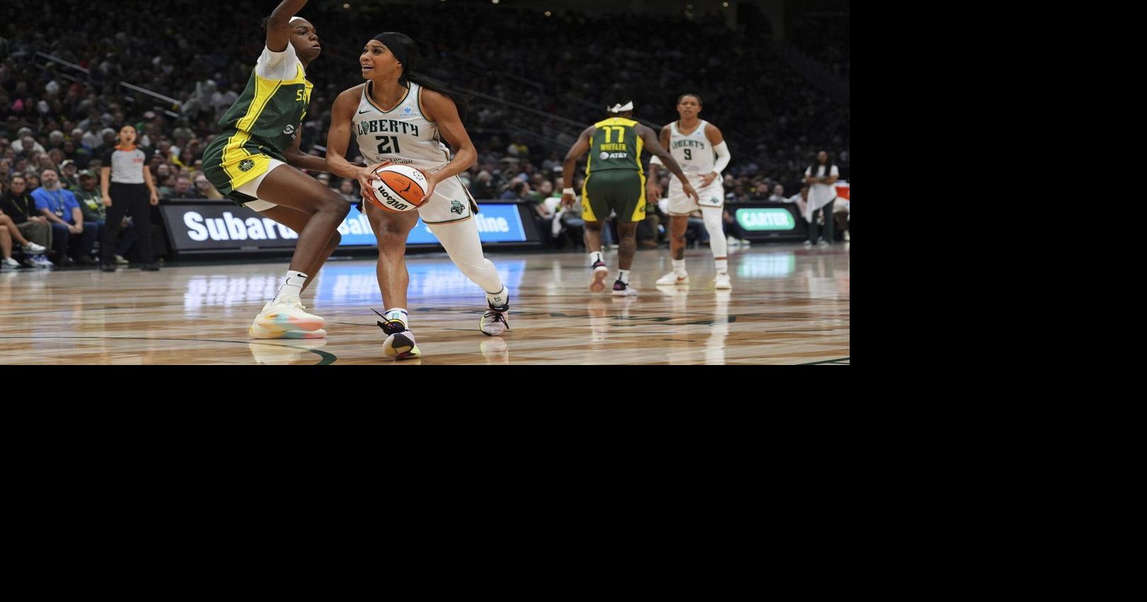 New York Liberty's Isabelle Harrison is raising awareness about her ...