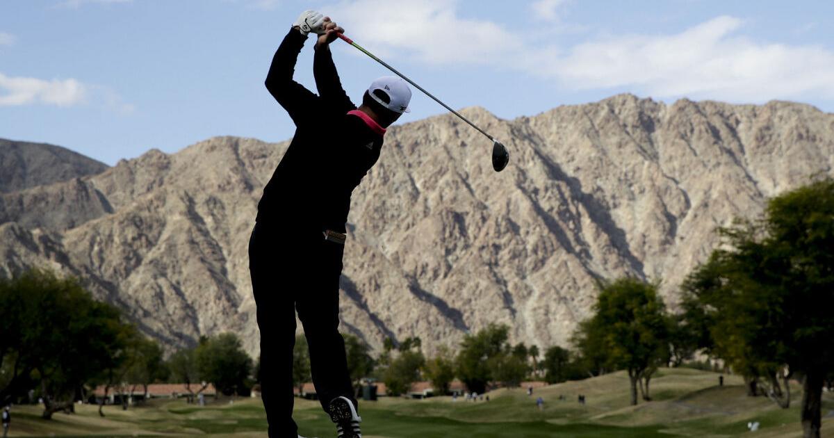 Pep talk helps Austin Cook grab one stroke lead at La Quinta PGA event