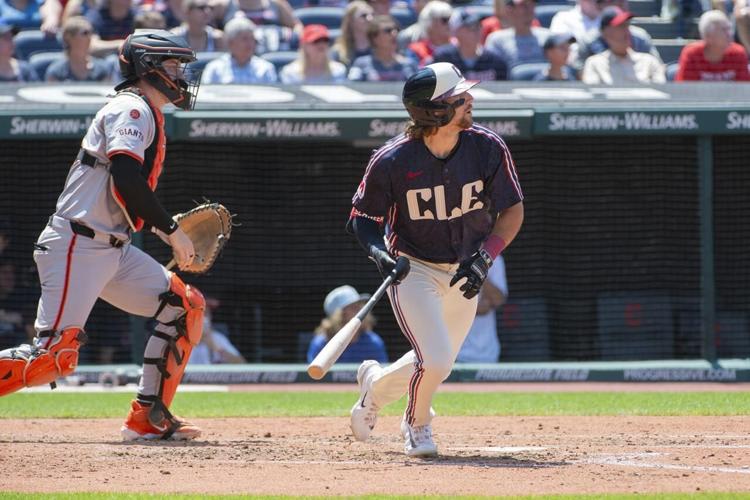 Bo Naylor's pinch-hit, 3-run homer sends AL Central-leading Guardians to 5-4 win over Giants