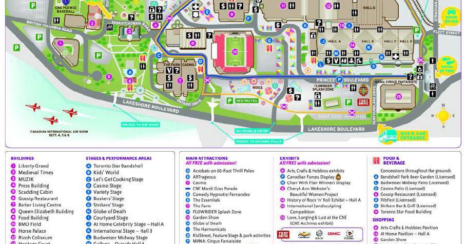 CNE Grounds Map