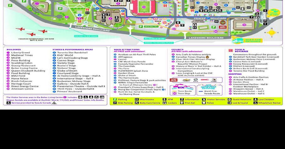 CNE Grounds Map