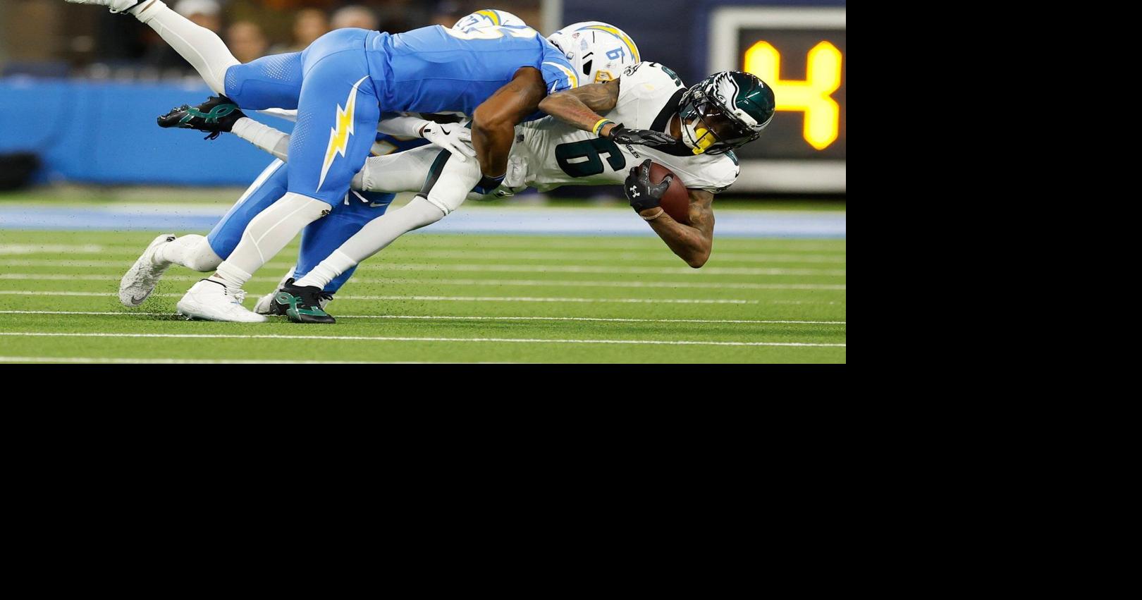 NFL upholds 2-game of Chargers' Denzel Perryman for helmet-to-helmet ...